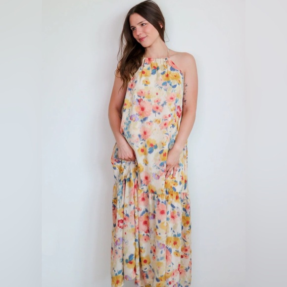 bishop + young | Dresses | Nwt 2 Bishop Young Vanessa Halter Dress ...